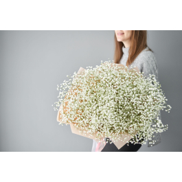 Seasonal Blooms: White Gypsophila Bouquet | Lebloom London